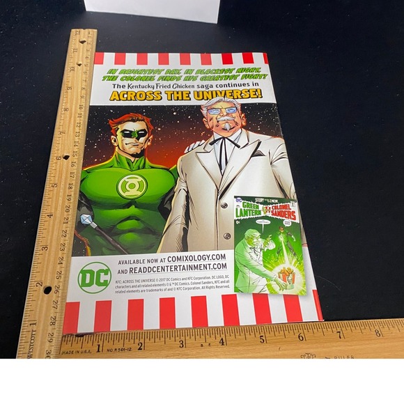 DC Comics | Accents | Green Lantern Green With Colonel Sanders Comic ...